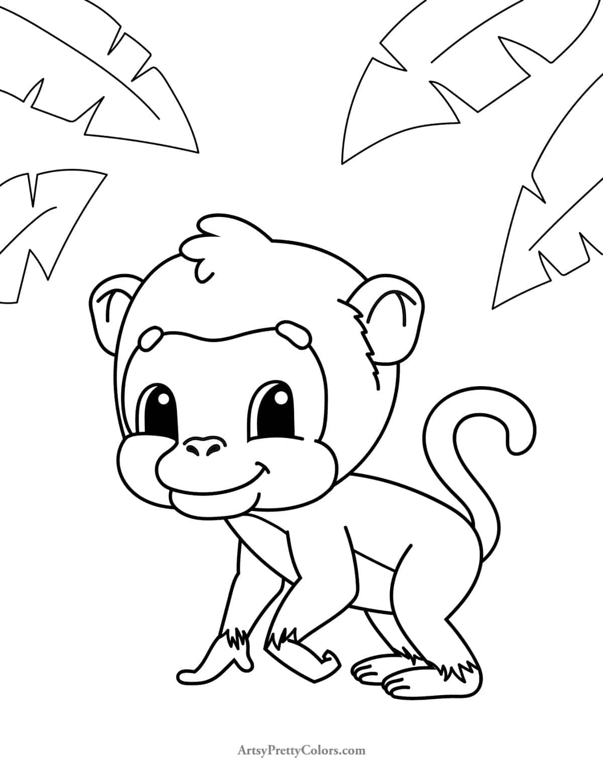 Cute Animal Coloring Pages –for Free - Artsy Pretty Colors