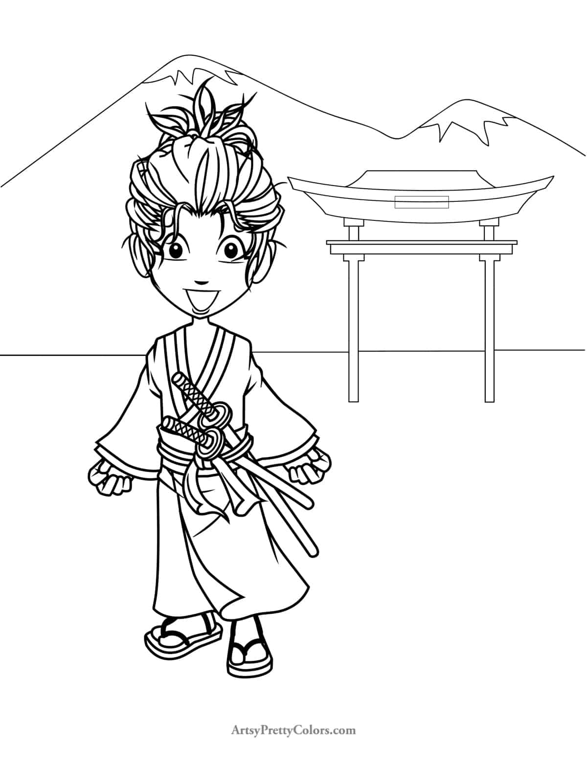 Kawaii Coloring Pages –For Free! - Artsy Pretty Colors