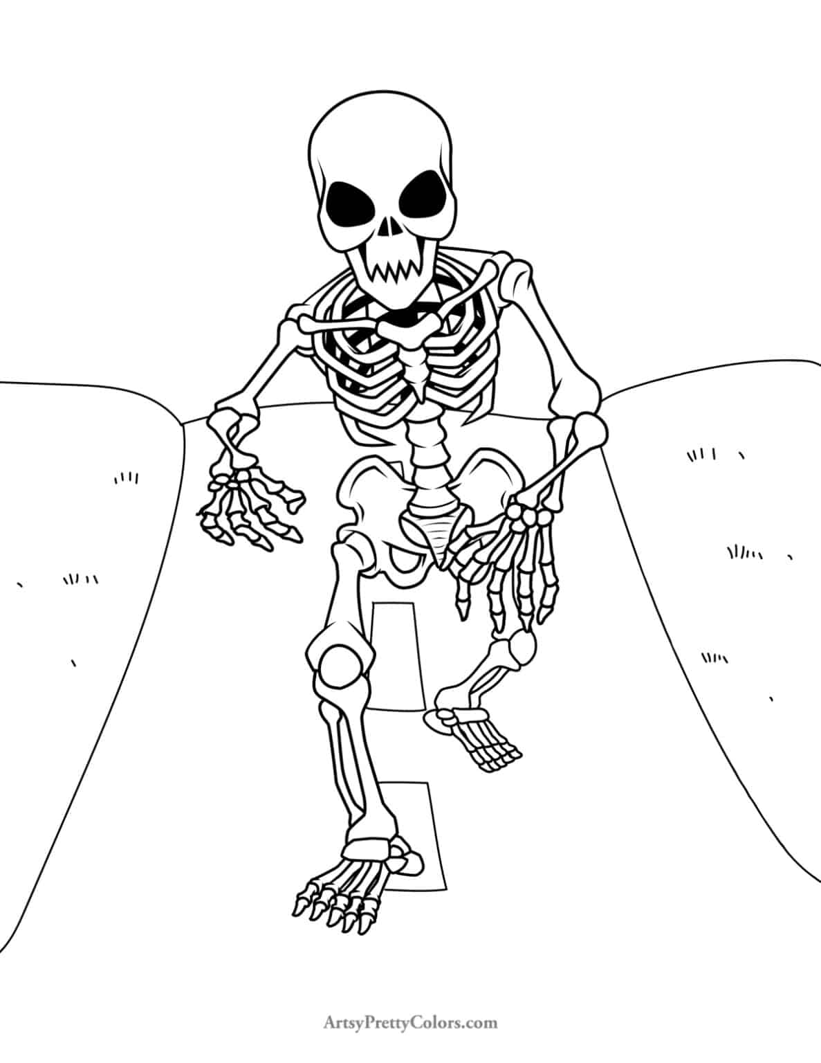 Monster Coloring Pages for Free - Artsy Pretty Colors