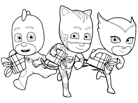 PJ Masks Coloring Pages - Artsy Pretty Colors
