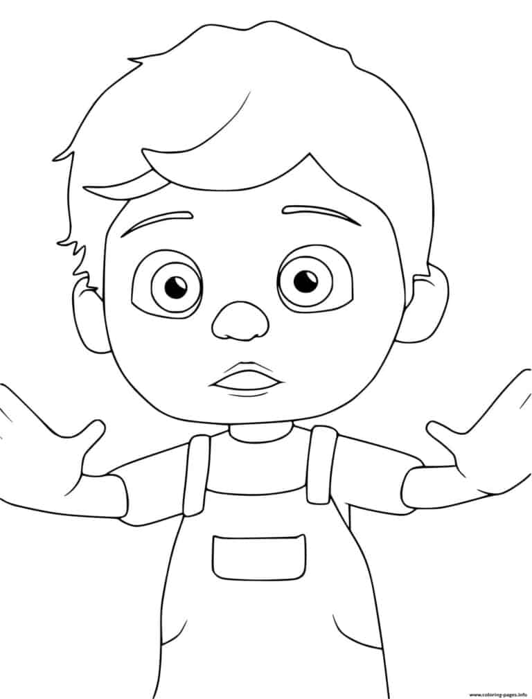 Cute Cocomelon Coloring Pages –Free - Artsy Pretty Colors