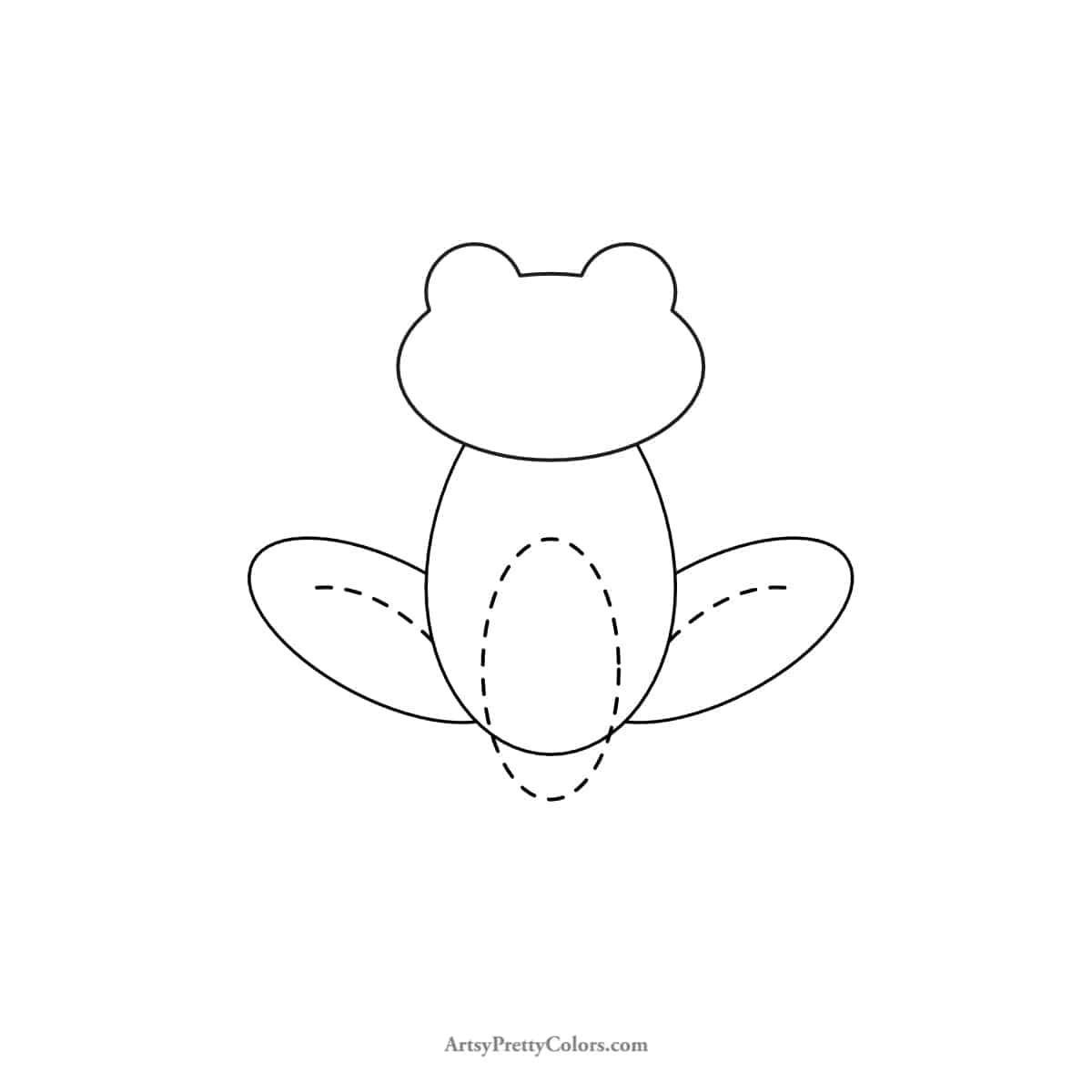 How To Draw An Easy Frog –Simple & Fun! - Artsy Pretty Colors
