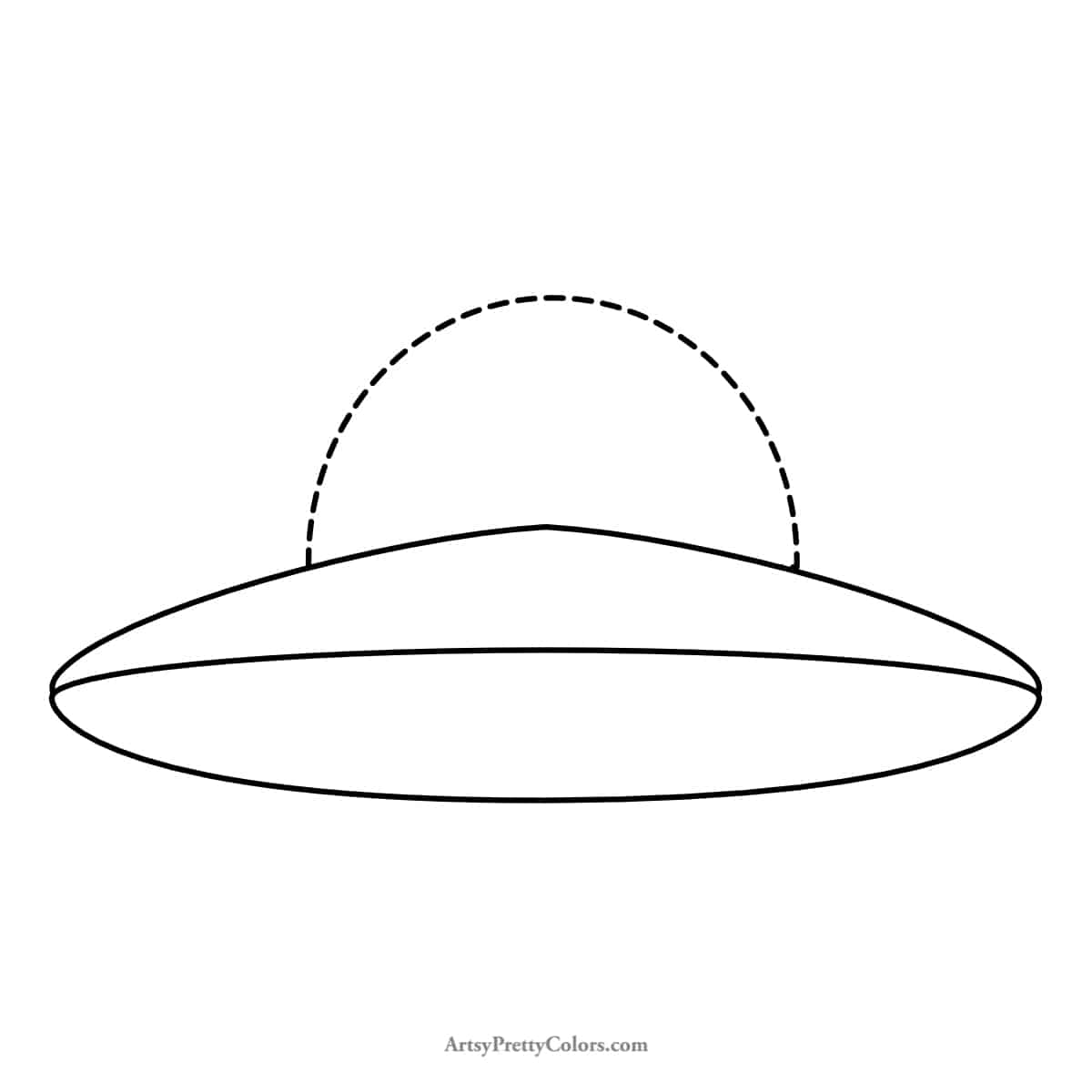 How To Draw A Spaceship: A Step By Step Guide For Kids - Artsy Pretty ...