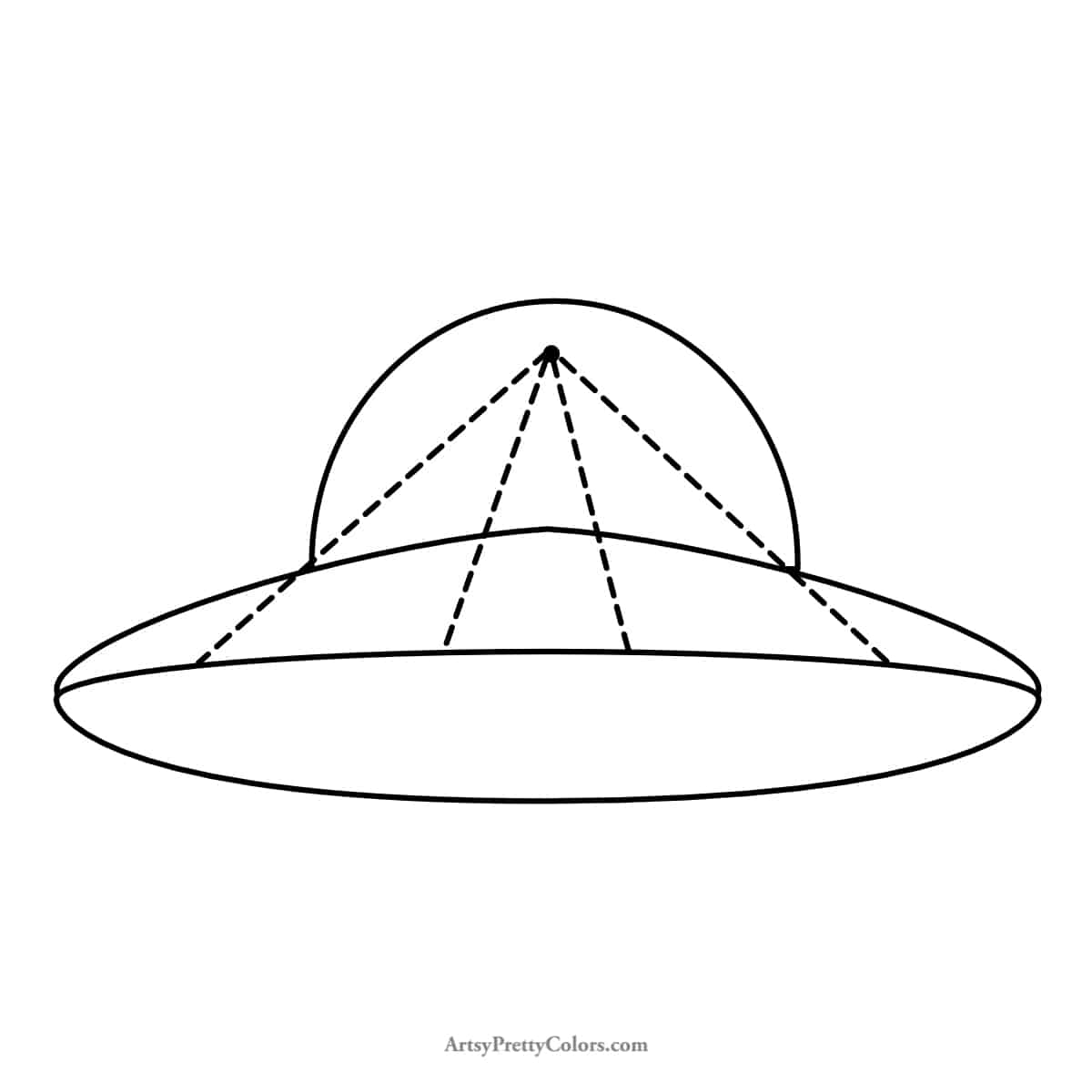 How To Draw A Spaceship: A Step By Step Guide For Kids - Artsy Pretty ...