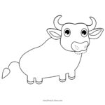 How To Draw A Bull (Step by Step) - Artsy Pretty Colors