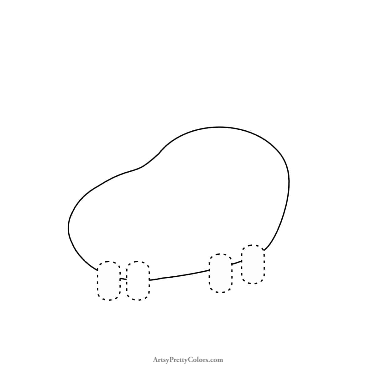 How To Draw A Bull (Step by Step) - Artsy Pretty Colors