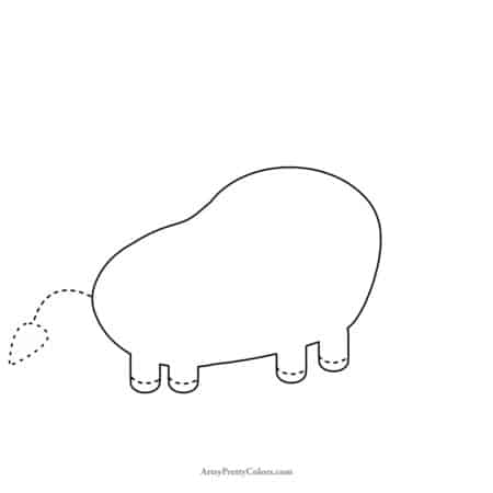 How To Draw A Bull (Step by Step) - Artsy Pretty Colors