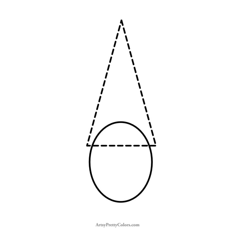 How To Draw A Gnome - A Step By Step Tutorial - Artsy Pretty Colors