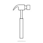 How To Draw A Hammer Step By Step - Artsy Pretty Colors