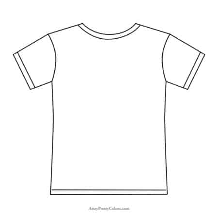 Simple Guide On How To Draw A Shirt In 6 Easy Steps - Artsy Pretty Colors
