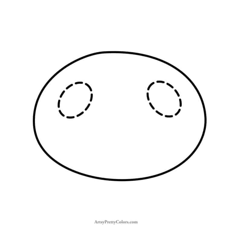 How To Draw A Bear Face - Artsy Pretty Colors