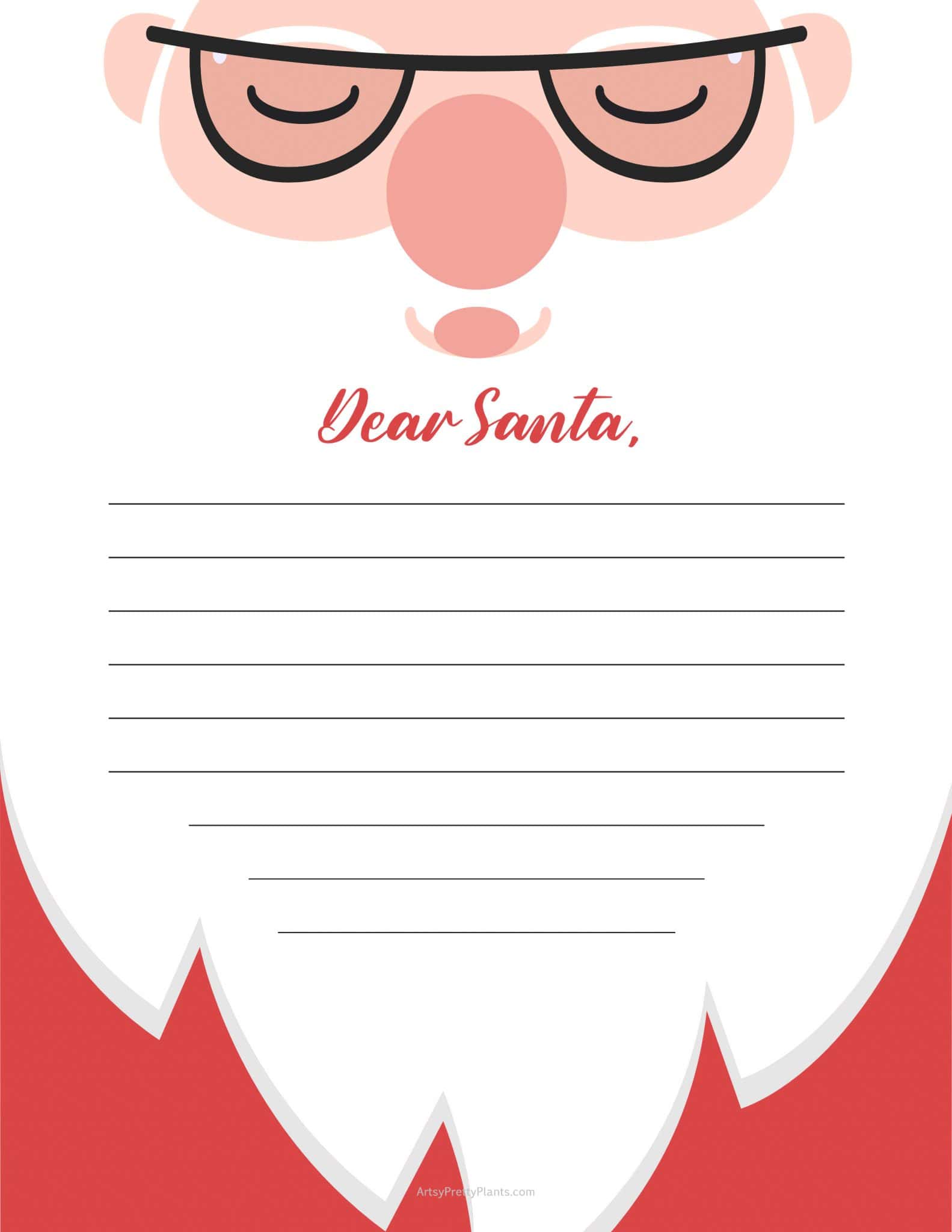 30 Free Christmas List Printables - Artsy Pretty Colors