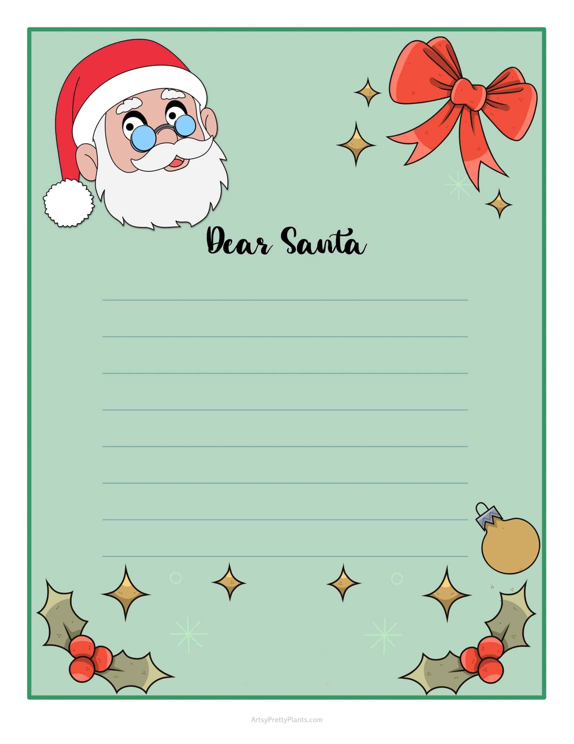 30 Free Christmas List Printables - Artsy Pretty Colors