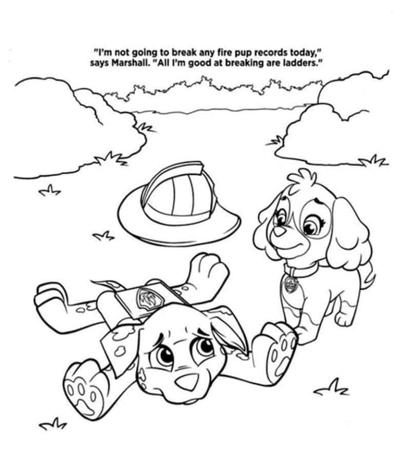 60 Cute Paw Patrol Skye Coloring Pages (Free!) - Artsy Pretty Colors