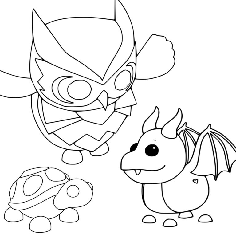 25 Adopt Me Coloring Pages (Roblox) –For Free - Artsy Pretty Colors