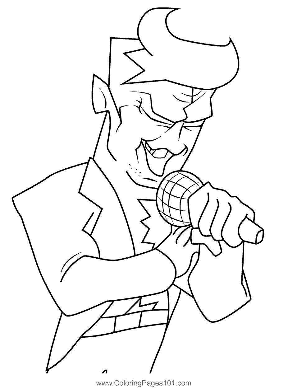Free FNF Coloring Pages (Friday Night Funkin!) - Artsy Pretty Colors